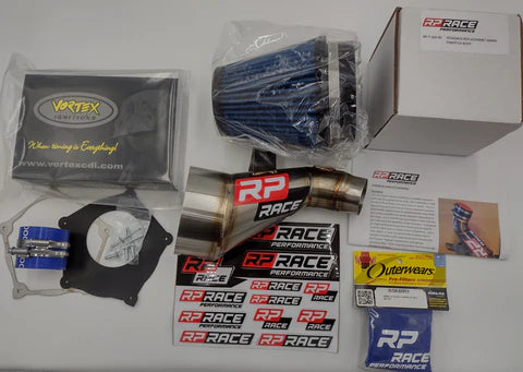 YFZ450R POWER KIT PIPE, INTAKE AND PRE-TUNED VORTEX ECU (STANDARD KIT ...